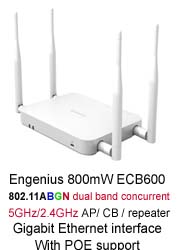 Engenius 800mW 802.11abgn ECB600 access point / client bridge ...