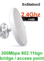 EnGenius EnStation2 long distance 300Mbps 802.11bgn bridge